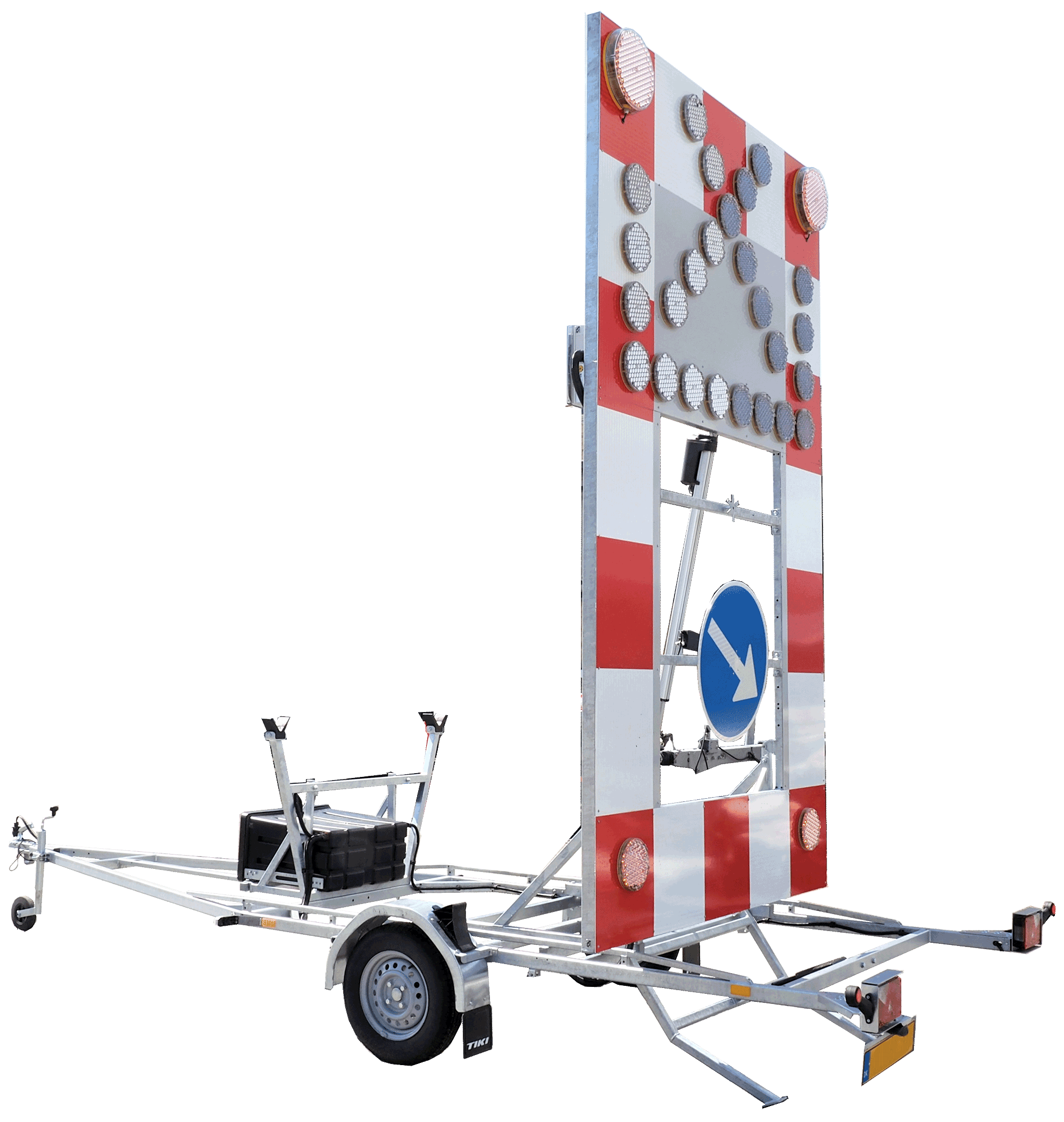 Tavlevogn LED | Udlejning af midlertidige afspærringsmaterialer